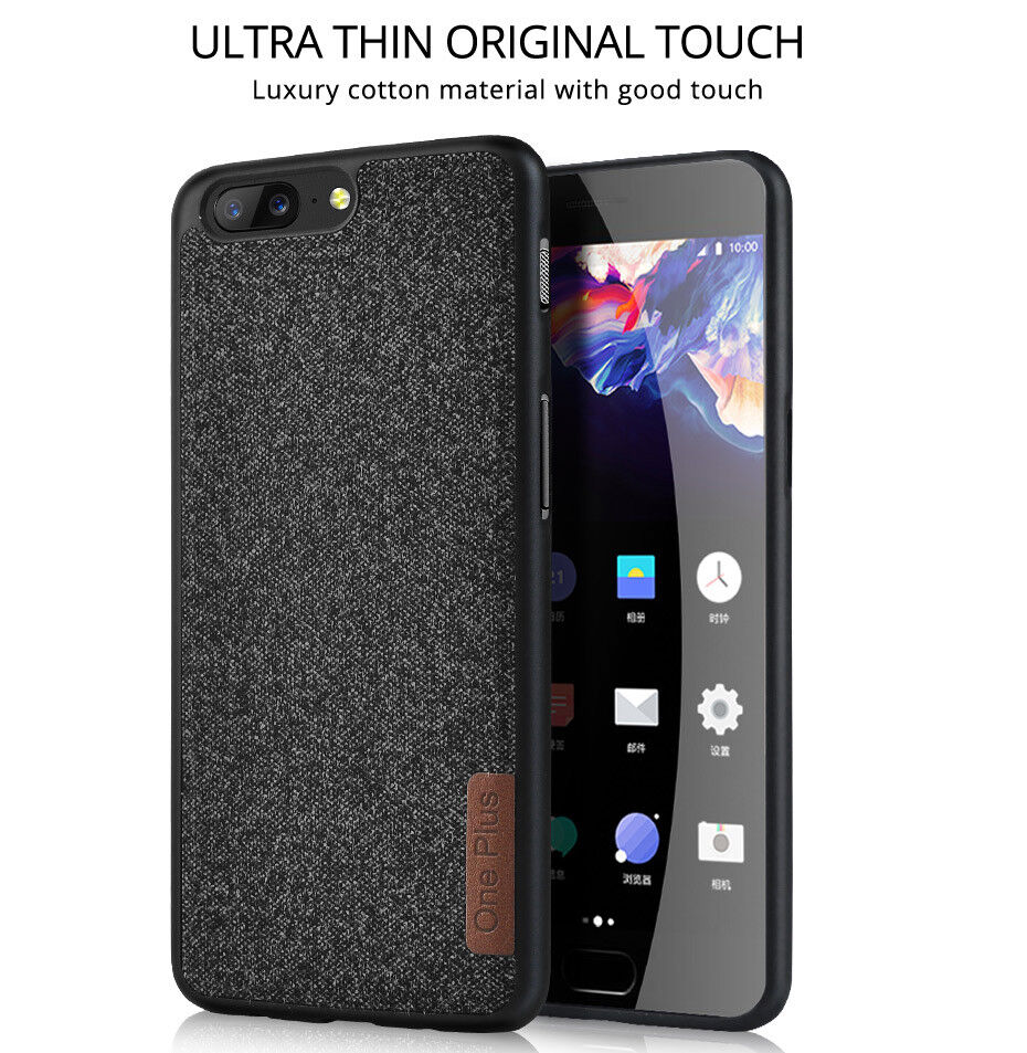 Shockproof Soft TPU+Flannel Leather Skin Back Cover Case For Oneplus 6 ...