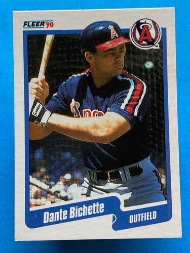 1990 Fleer Dante Bichette #127 California Angels | eBay