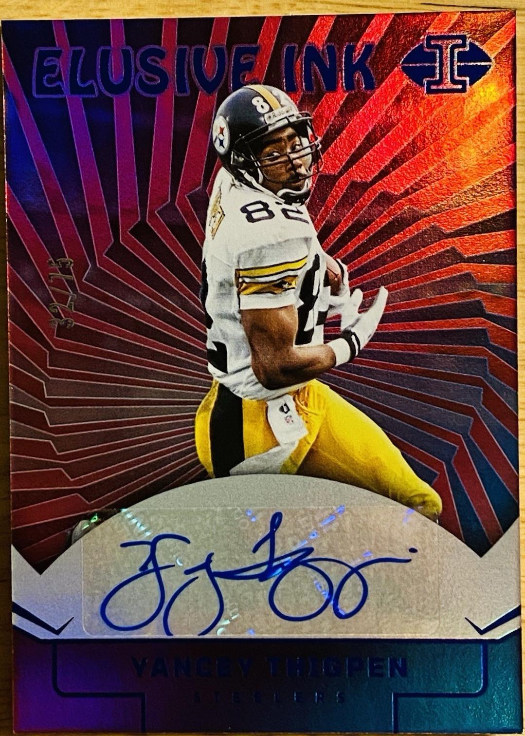 2024 Panini Illusions - Elusive Ink Yancey Thigpen #EI-YTN Blue /75 (AU ...