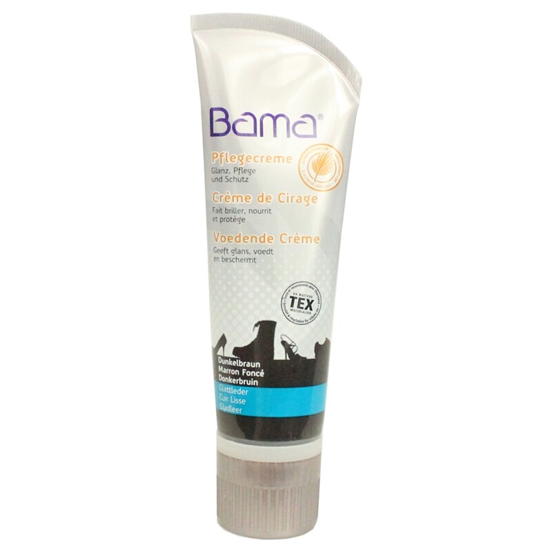 BAMA Shoe Cream with Carnauba Wax Tube With Applicator Sponge Tex ...