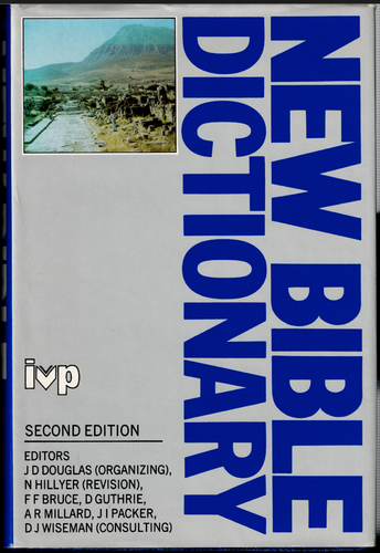 The IVP New Bible Dictionary - Second Edition - Hardcover Book | eBay ...