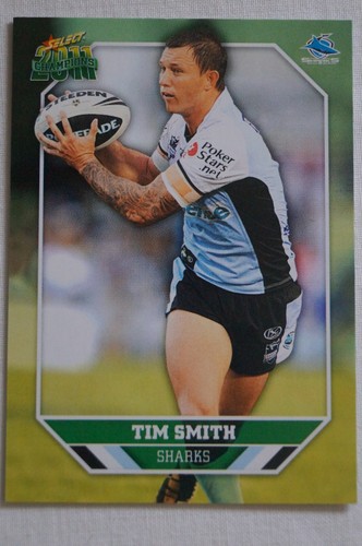 NRL Rugby League Select In Action Card Cronulla Sutherland Sharks Tim ...