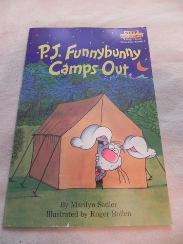 P.J. Funnybunny Camps Out By Marilyn Sadler, Step Into Reading Grade 1 ...