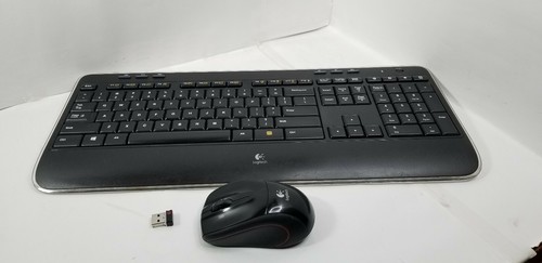 Logitech K520 Wireless Keyboard + Laser Mouse M505 w/ Unifying Receiver ...