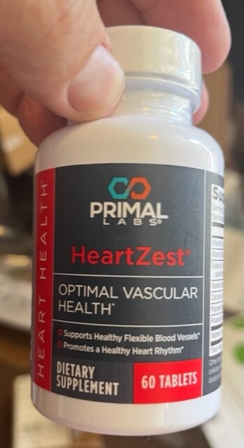 Primal Labs HeartZest Optimal Vascular Health - 60 Supplement Tablets ...