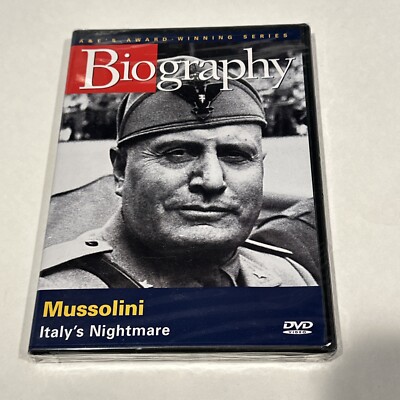 Biography: Mussolini - Italy's Nightmare (DVD, 2005) A&E BRAND NEW (1 ...