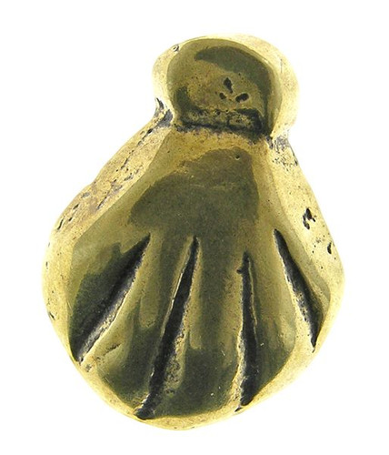 Bronze PILGRIM SHELL (Pilgrimage Badge), cast from 18th century Spanish ...