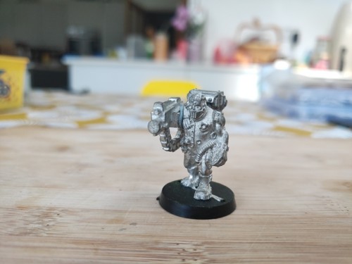 Warhammer 40k Inquisitor Gun Servitor vintage metal miniature OOP 2002 ...
