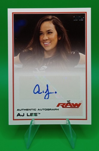 AJ Lee 🥰 2013 Topps WWE Autograph card 🔥 | eBay