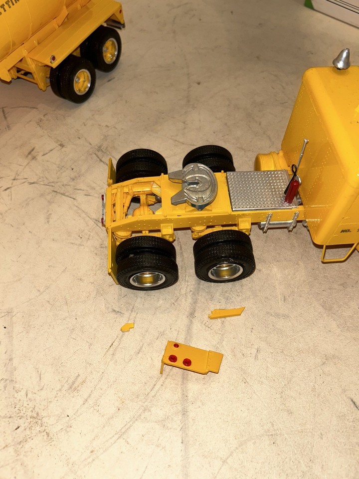 Vintage AMT 1/25 Custom Built Peterbilt Fire Dept. Truck Semi Tractor ...