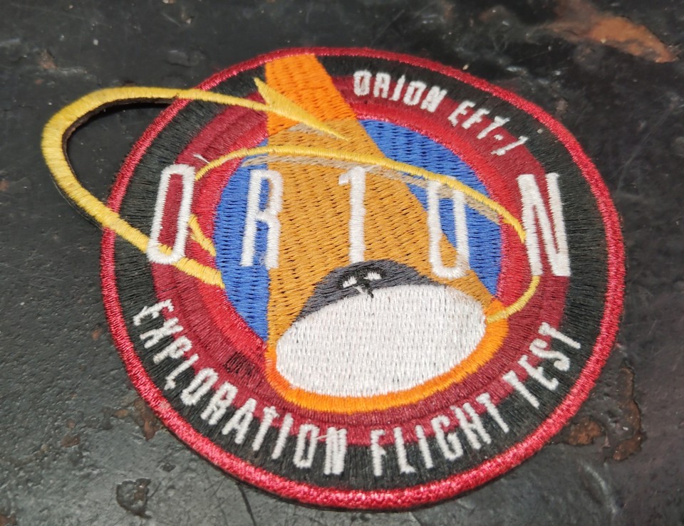ORION EFT-1 EXPLORATION FLIGHT TEST VEHICLE ORIGINAL AB Emblem NASA ...