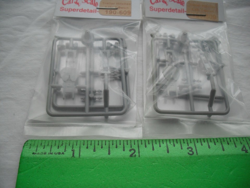 Lot of 2 Cal-Scale 190-609, Trailer Hitches, 1 Up 1 Down, Detail Parts ...