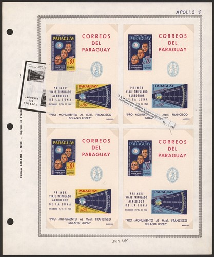 Space Cosmos - Lot of MNH Stamps on 3 Collector Pages V893 | eBay
