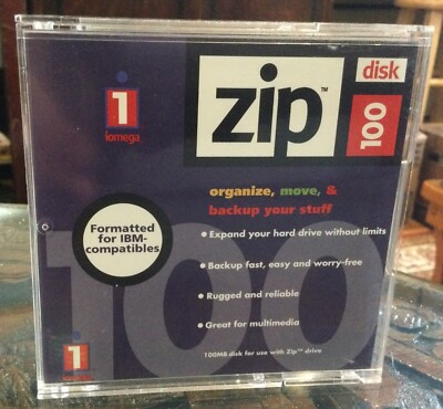 Iomega ZIP 100 Formatted IBM Compatibles 100Mb ZIP Disk | eBay