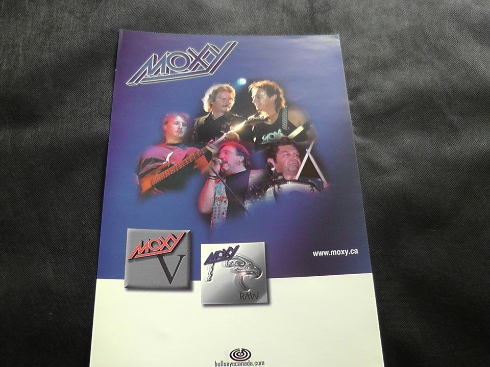 Moxy 11 X 17 CD Promo Poster Rock Band Canada Earl Johnson Buddy Caine ...