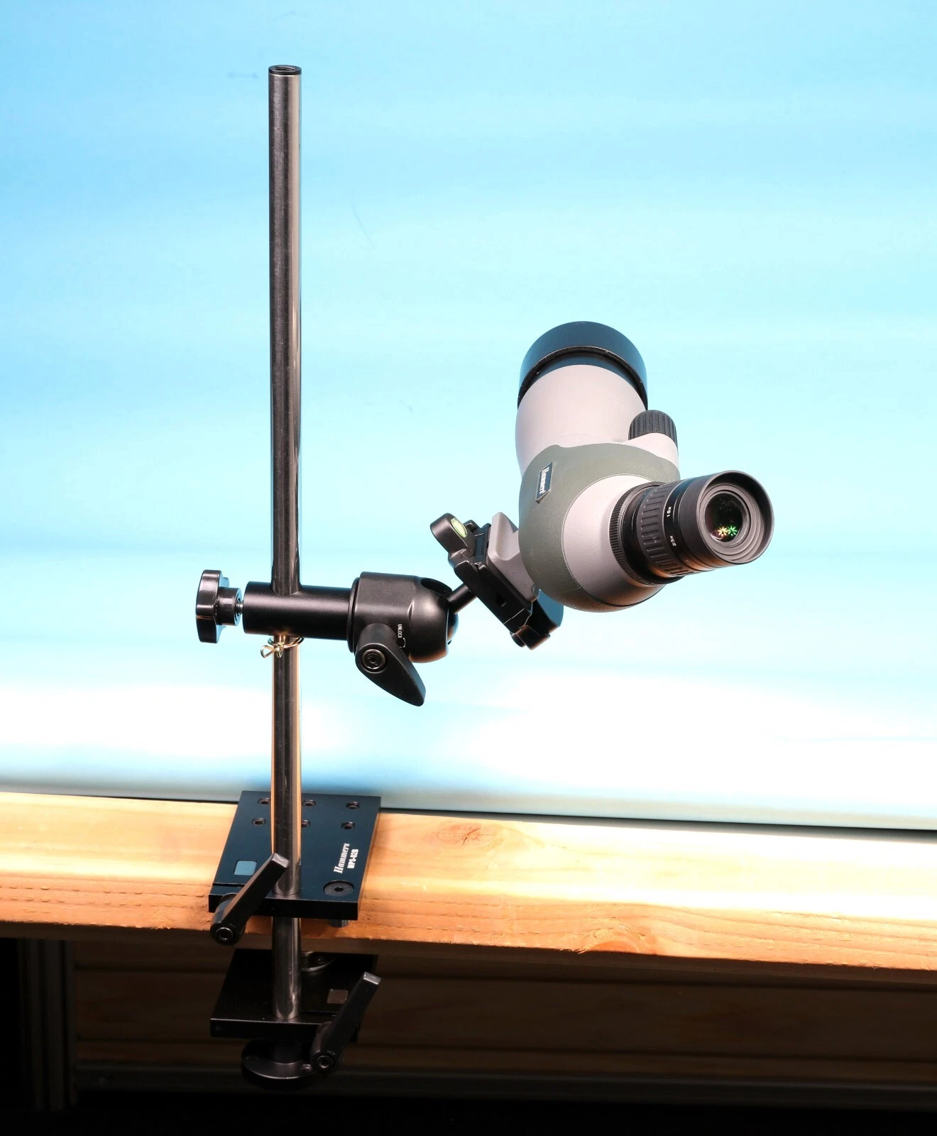 Spotting Scope Stand w/ Swivel Crossbar Tripod Base 5/8" Stainless ...