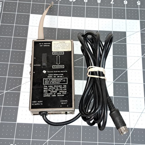 Texas Instruments Video Modulator Model No. UM1381-1 - Tested TI-99/4A ...