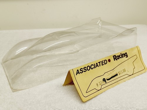 VINTAGE TEAM ASSOCIATED RACING RC12L PAN CAR JAGUAR TYPE GTP BODY #3169 ...