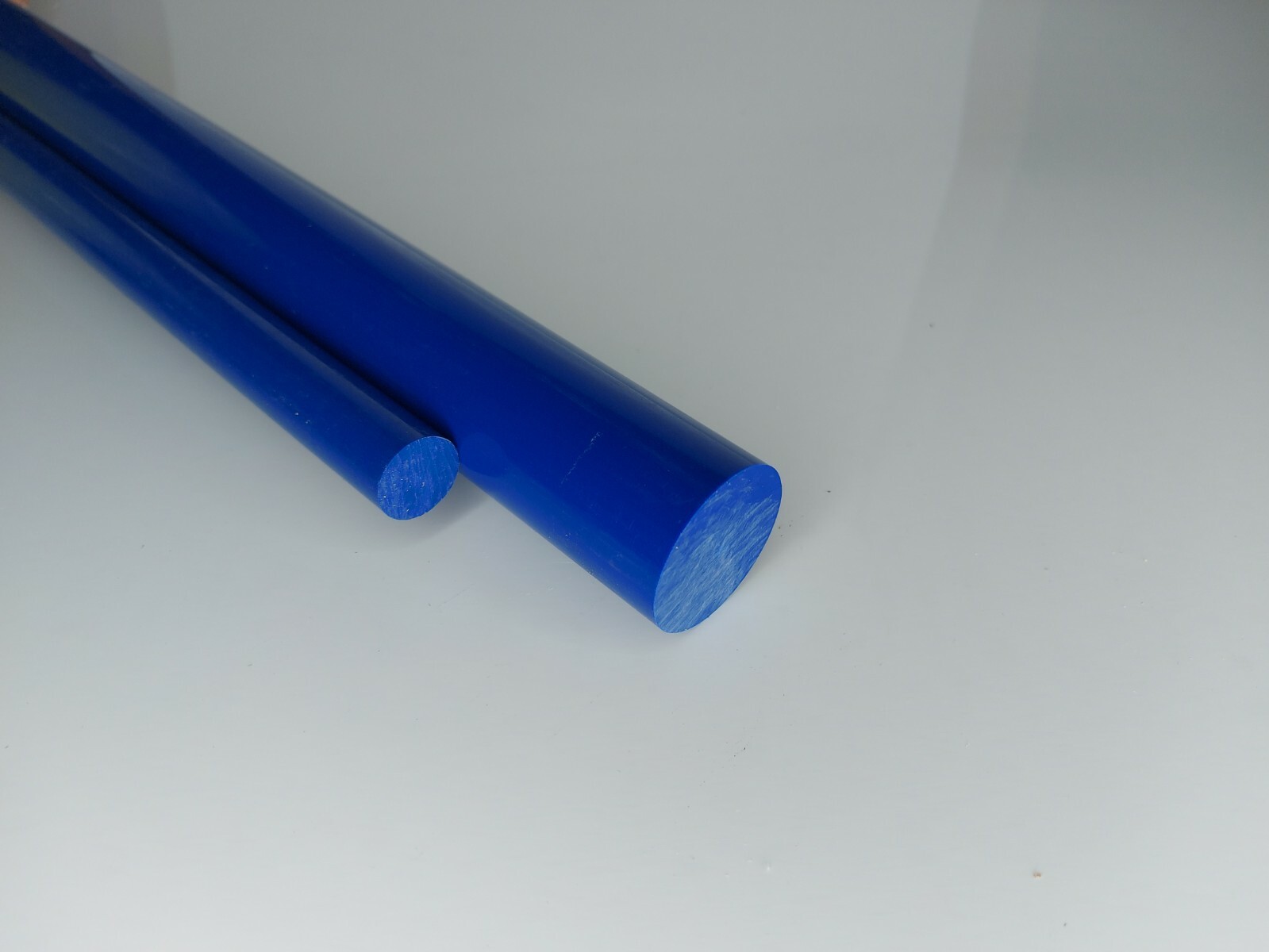 POM Rundstab blau, 500 mm u. 1000 mm lang Ø 50 mm (72,00€/m) | eBay.de