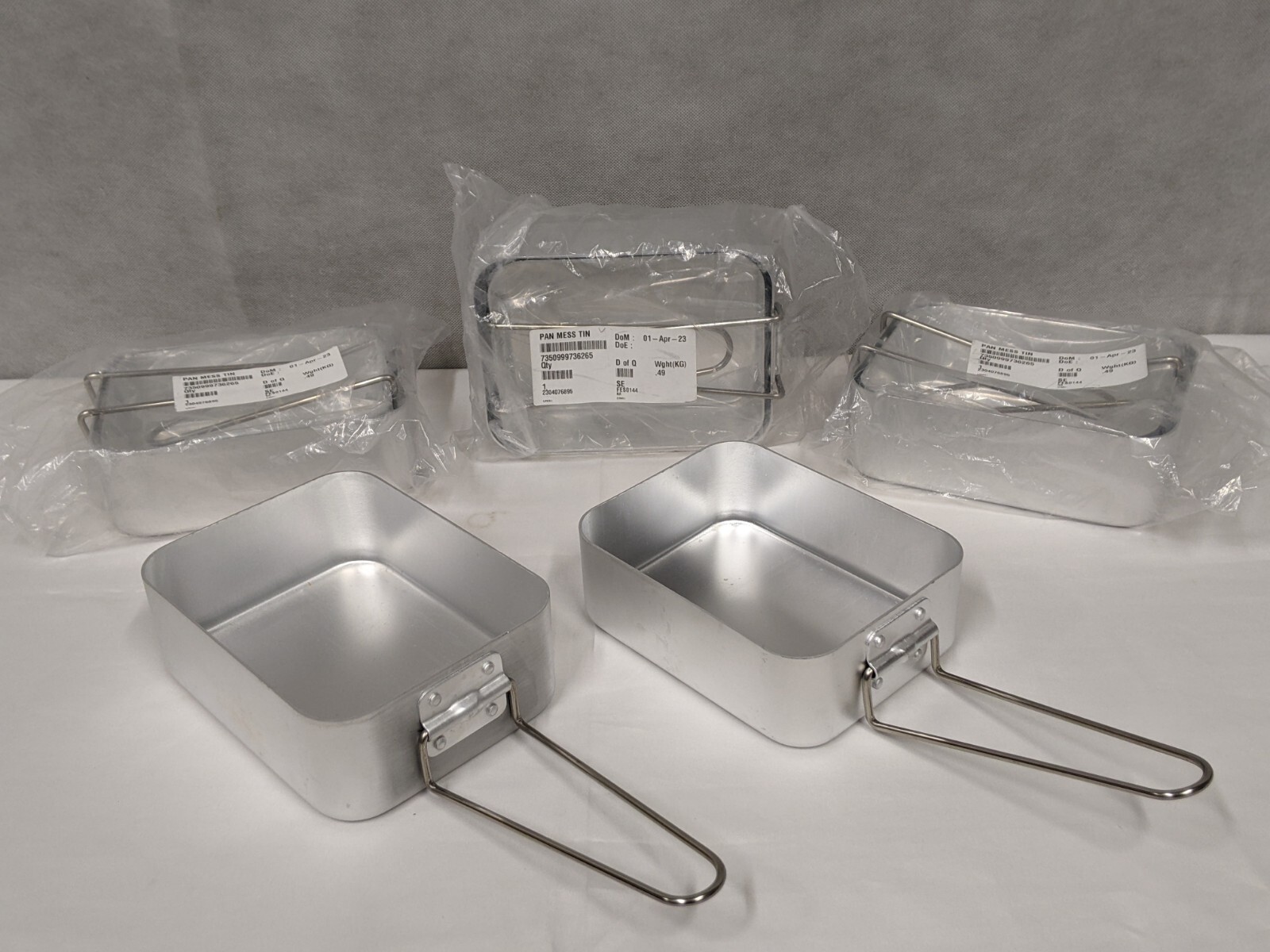 Genuine British Army Military Mess Tins Set - Camping - Cooking - Cadet ...