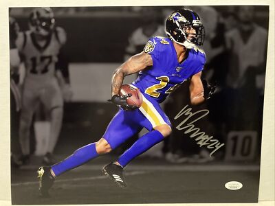 Marcus Peters Signed Baltimore Ravens 11x14 Photo JSA | eBay