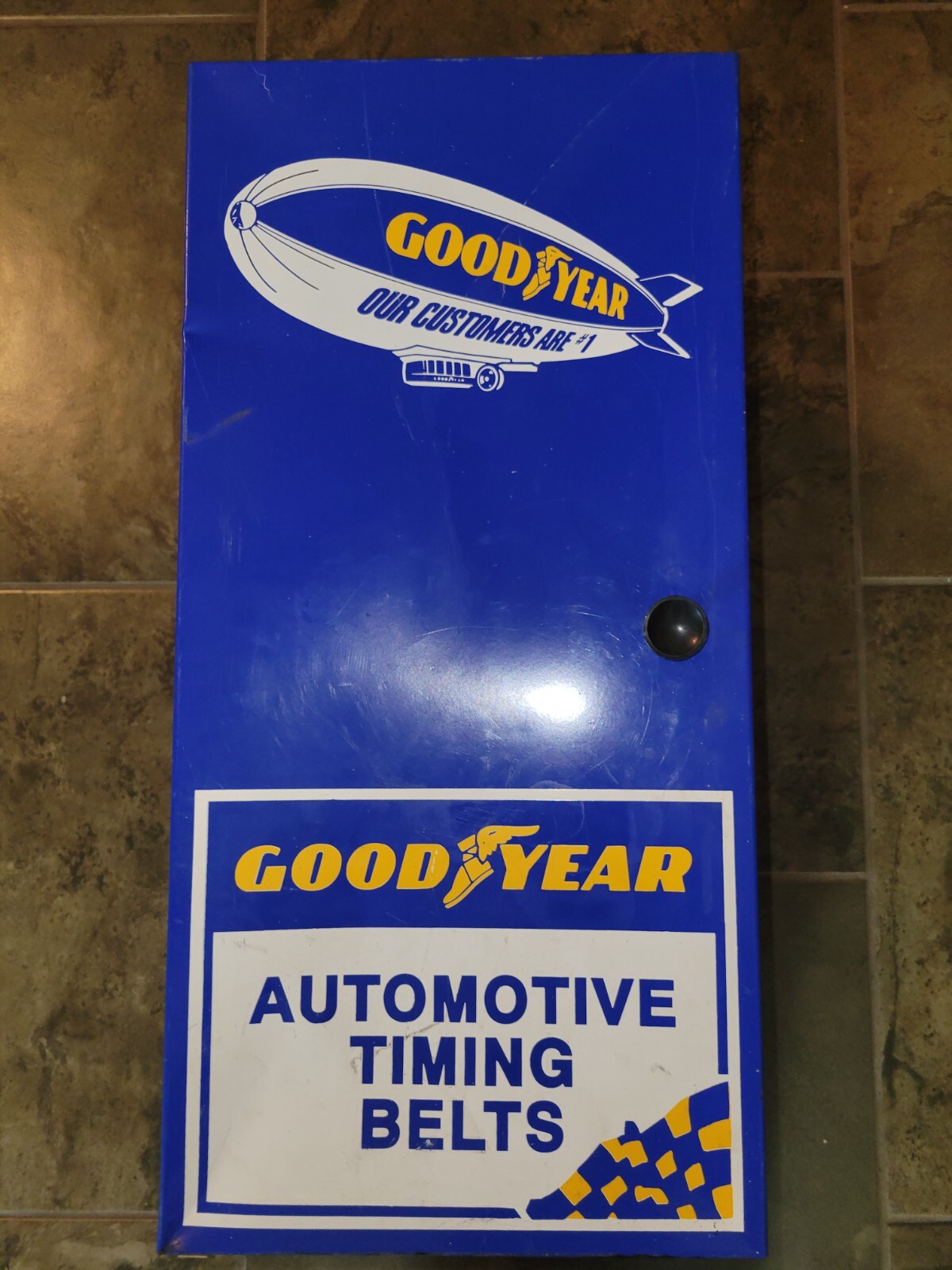 Vintage Goodyear Graphics Display Advertising Cabinet 90s Timing Belts ...