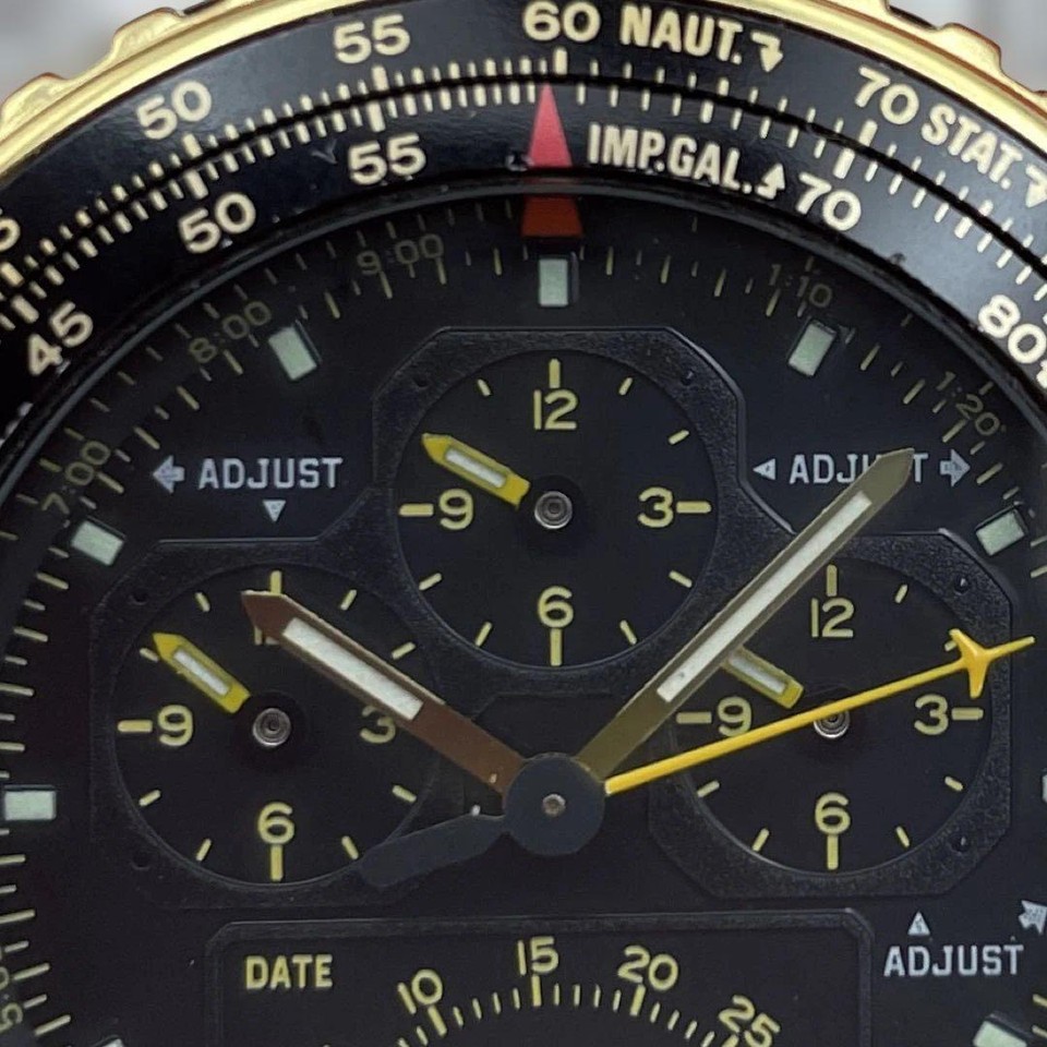 Citizen Promaster Wingman Working 3110-C10012 Quartz 42mm Gold Black ...