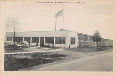 A View Of The Acme Electric Manufacturing Company, Clyde, New York NY ...