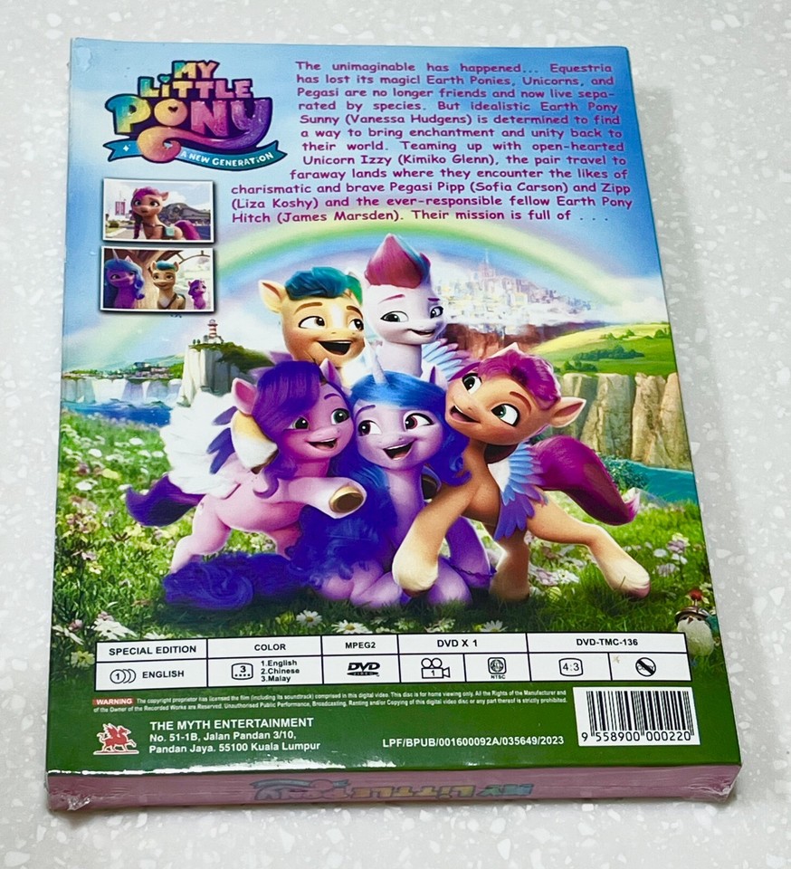 My Little Pony: A New Generation (Film) ~ All Region ~ Brand New & Seal ...