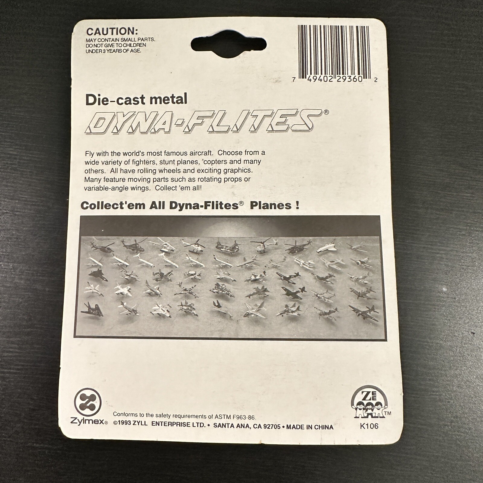 ZYLMEX Dyna-Flites USAF F-16 Fighter Jet Plane Die Cast Metal #29360 ...