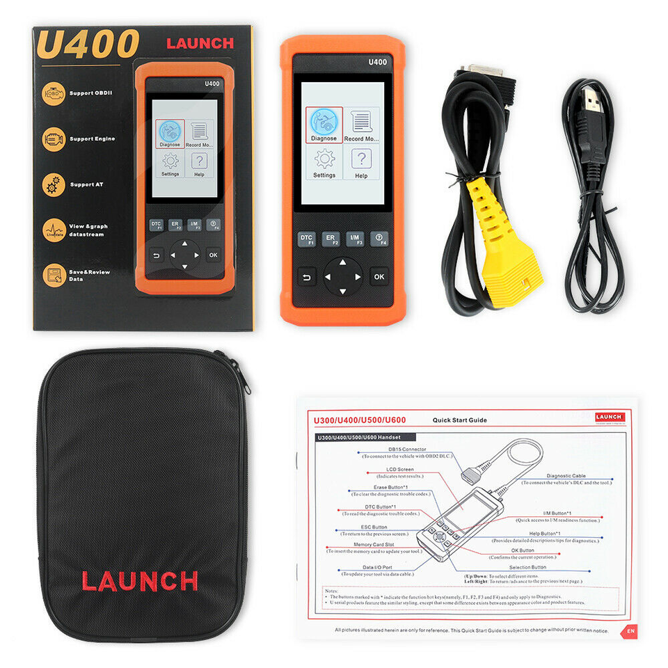 Automotive OBD2 Scanner Code Reader Check Engine Fault Car Diagnostic ...