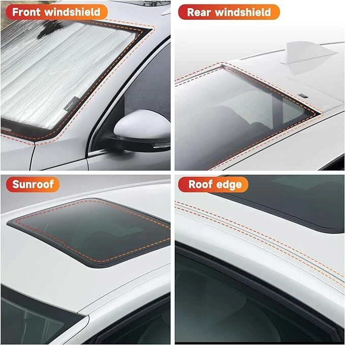 3M Molding Trim Rubber Seal Weather Strip Window Windshield Sunroof ...