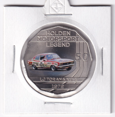 AUSTRALIAN: 2018 50 CENT HOLDEN LEGENDS 1979 LX TORANA COLOURED UNC ...