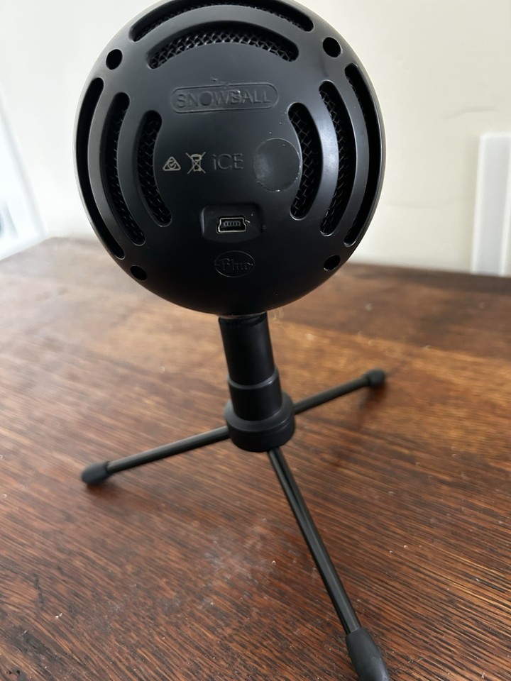 Blue Snowball iCE USB Mic for Recording & Streaming on PC & Mac - Black ...
