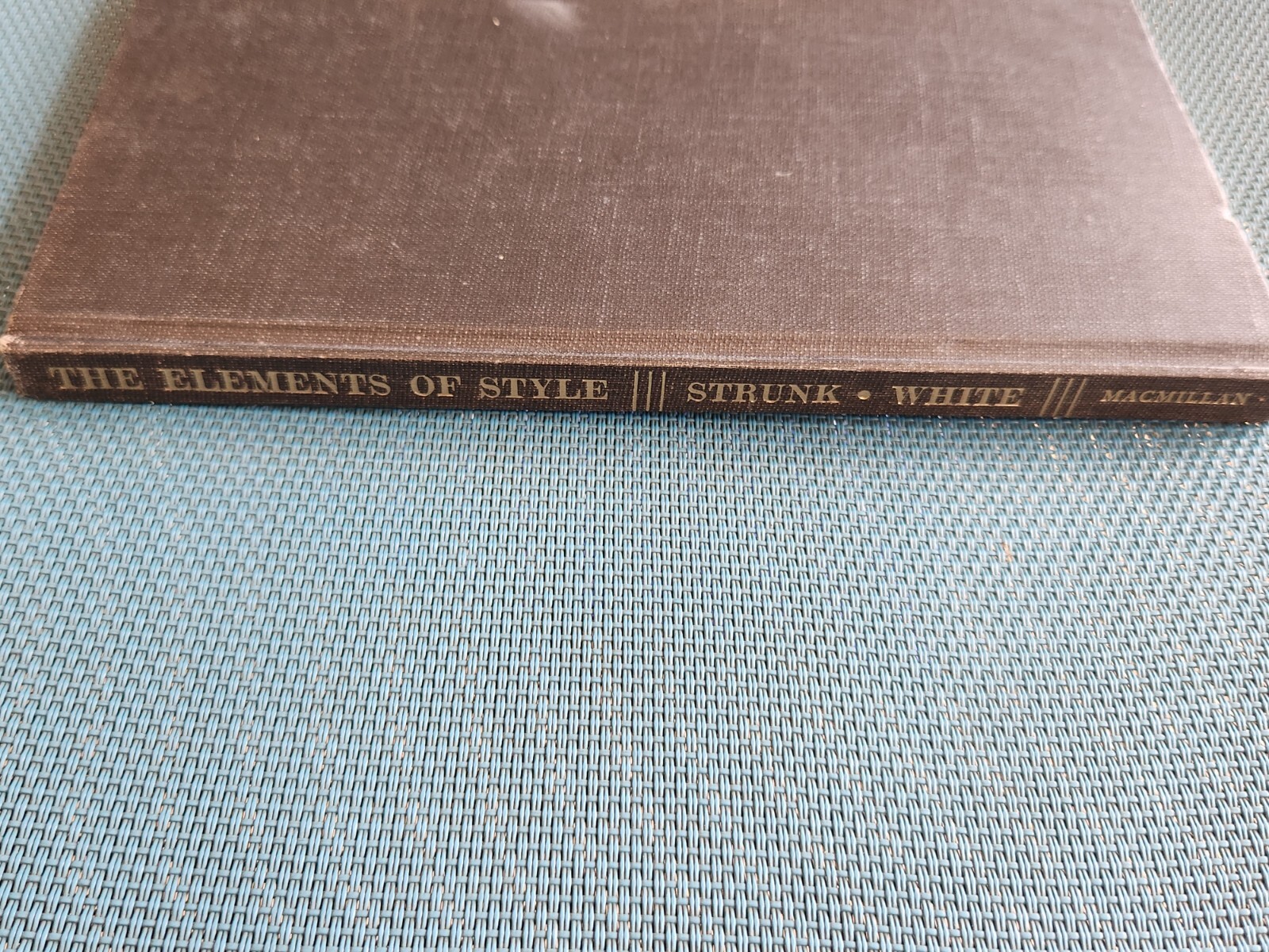 Elements of Style By William Strunk & E B White 1959 HB Book First ...