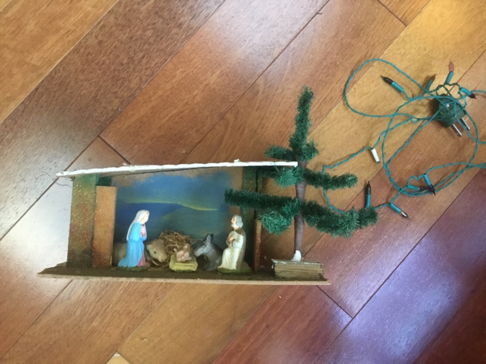 Vintage Mid Century Modern Nativity Putz | eBay