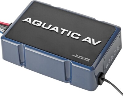 Aquatic AV AQ-AD300.2-MICRO 2-Channel Waterproof Amplifier for Harley ...
