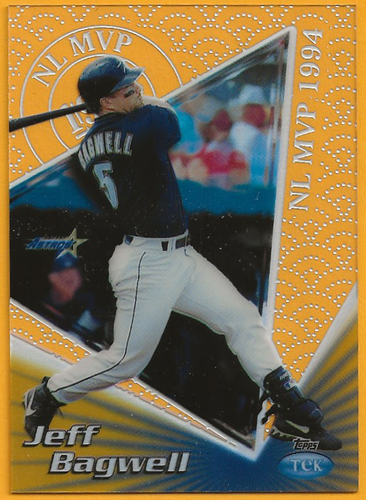 1999 Topps-TEK-MLB-Jeff Bagwell #31A P-24 1B Houston ASTROS N.L. MVP ...