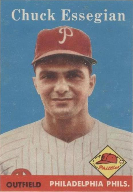 1958 Topps - Chuck Essegian #460 (RC) for sale online | eBay UK