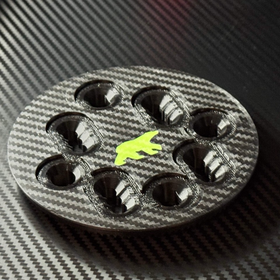 Flux Snowboard AirTag Binding Disc - 4x4 Channel compatible disc | eBay