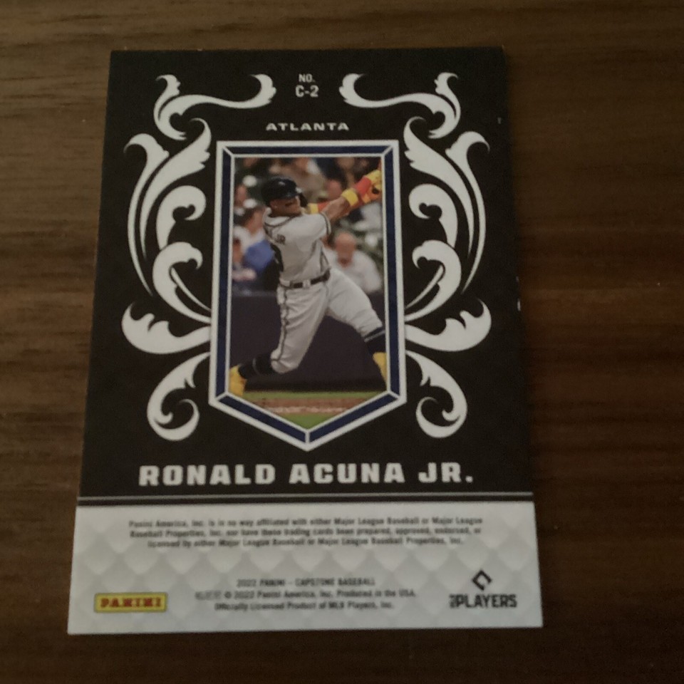 2022 panini capstone Crest ronald acuna jr Braves | eBay