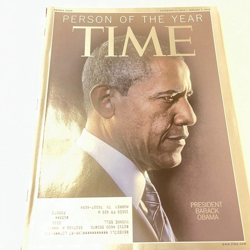 Time Magazine 2012 December 31 / 2013 January 7 Person of the Year ...
