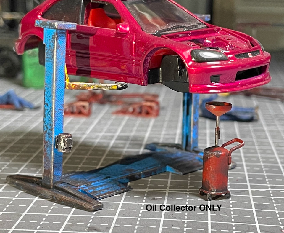 CR 1:64 WOC Oil Collection Bucket Garage Display Scene Model Resin For ...