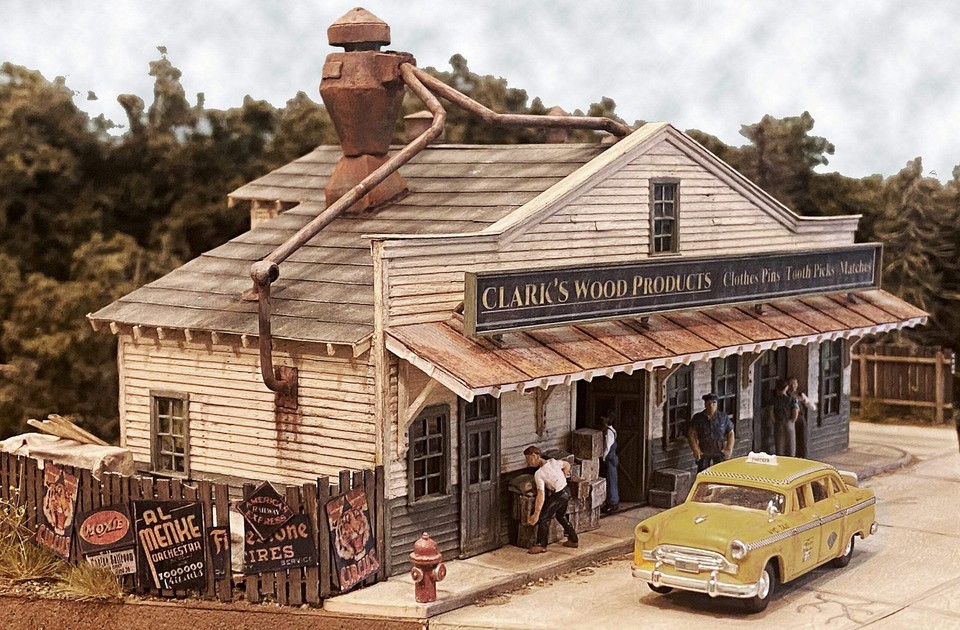 Bar Mills Scale Model Works 331 N Scale Clark's Wood Products Craftsman ...