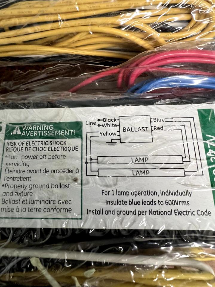 3 NOS GENERAL ELECTRIC GE254MVPS90-A-DIY ULTRASTART BALLASTS B52 | eBay