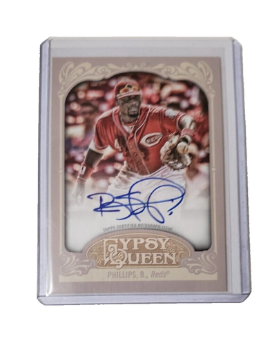 2012 Topps Gypsy Queen Brandon Phillips On-card Autograph GQA-BP | eBay