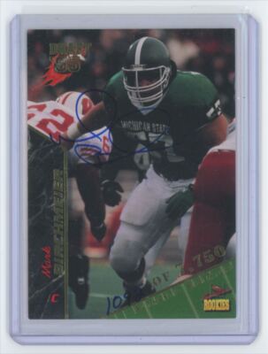 1995 Signature Rookies Autographs Mark Birchmeier Rookie Auto . 1092/ ...