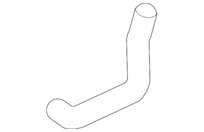 21503-1LA0B Nissan Hose-radiator, lower 215031LA0B, New Genuine OEM ...