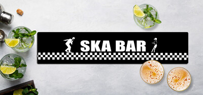 Ska Bar runner Mat - Ska music Bar Runner Home bar mat beer mat L729 | eBay