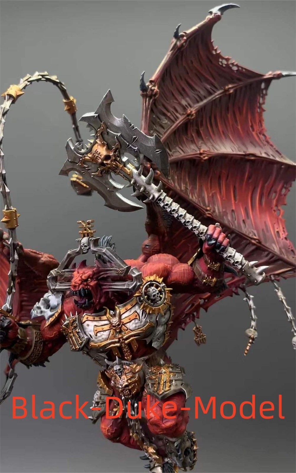 Warhammer 40K Daemons Of Khorne Bloodthirster Armies of Chaos Chaos ...